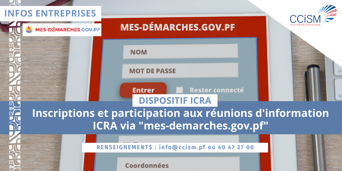 INFOS ENTREPRISES - Dispositif ICRA : Inscriptions et participation aux ...